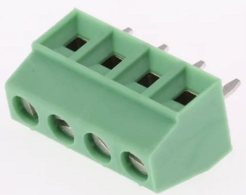 PCB Screw Terminal Block 4-way 3.81mm Pitch (suits PSX units) - In ...