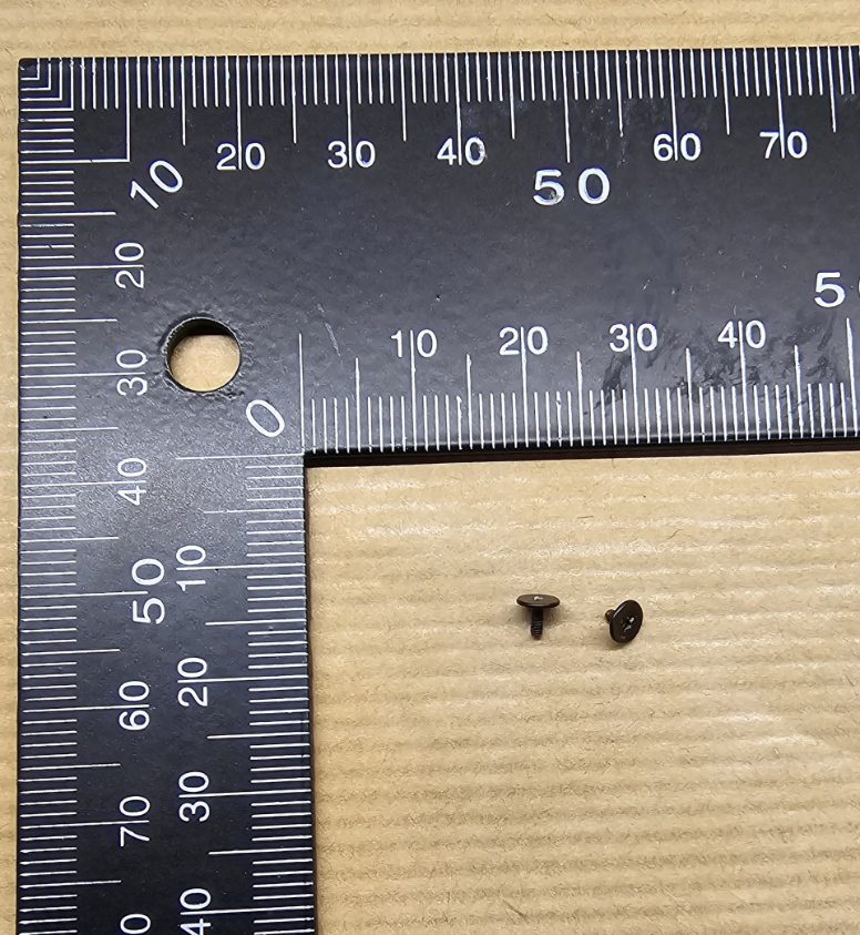 Britannia N Body Retaining Screw PAIR - In-Gauge Ltd Dapol Spares & Repairs