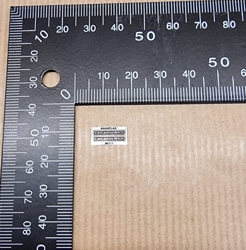 Class 86 N Nameplate Lancashire Witch PAIR - In-Gauge Ltd