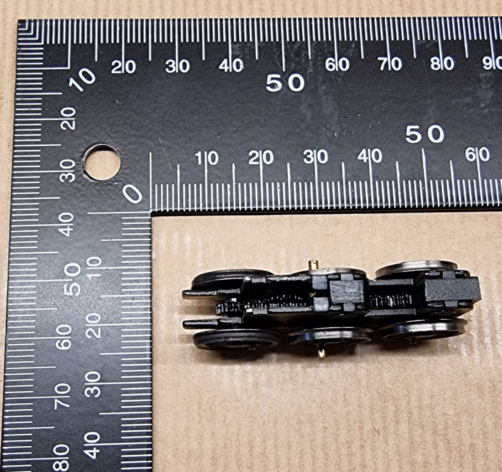 A3 / A4 N Rolling Chassis Loco Black Wheels (lite) - In-Gauge Ltd