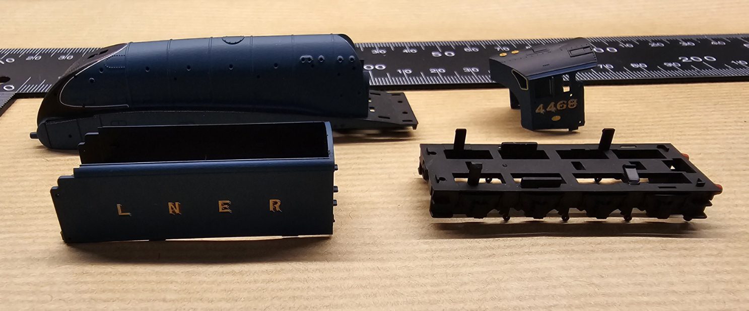 A4 N Valanced LNER Garter Blue 4468 Body Kit - In-Gauge Ltd Dapol ...