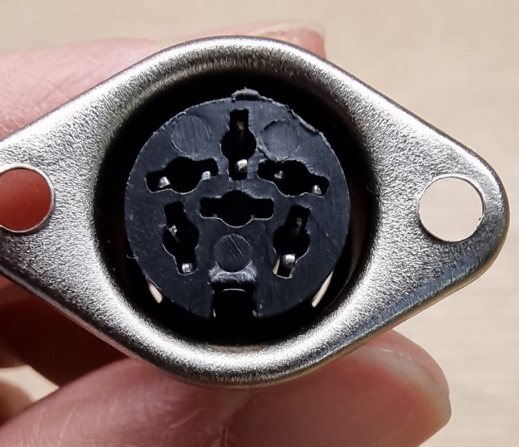 DIN Socket 6-Pin Chassis Mount (Suits Prodigy) - In-Gauge Ltd