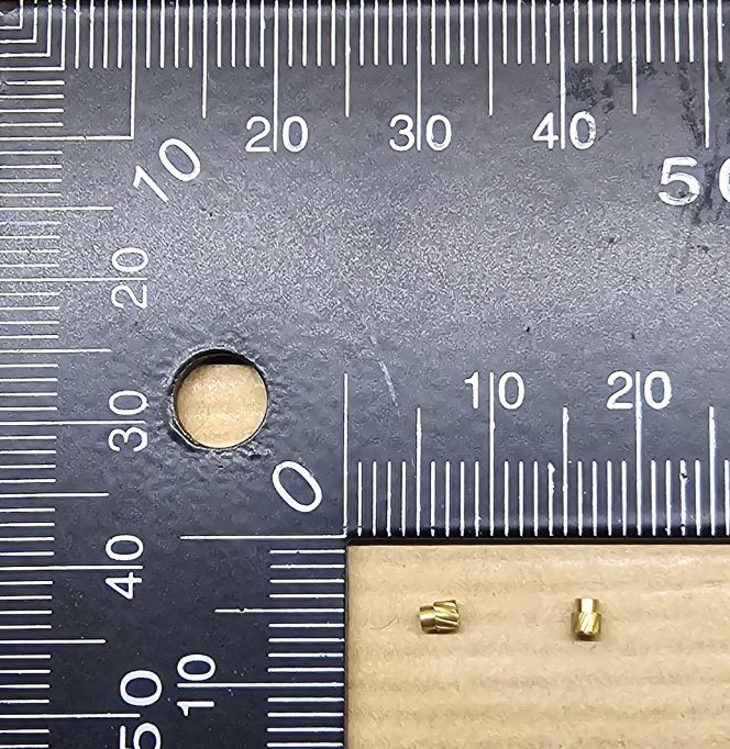 A3 / A4 N Knurl Drawbar Screw PAIR - In-Gauge Ltd Dapol Spares & Repairs