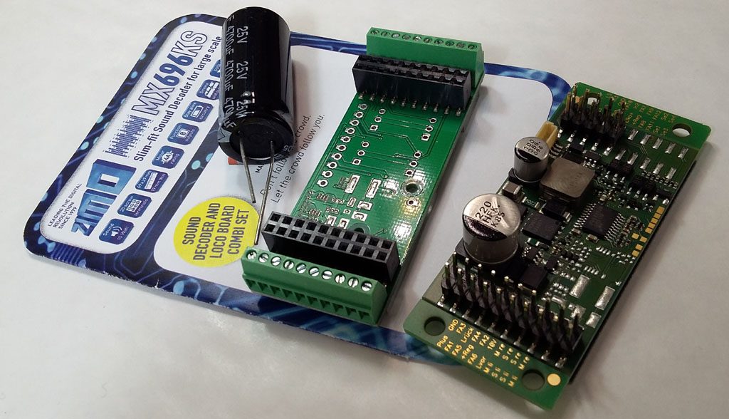 Zimo MX696KS Large Scale Sound Decoder - Class 47 Sound Project ...