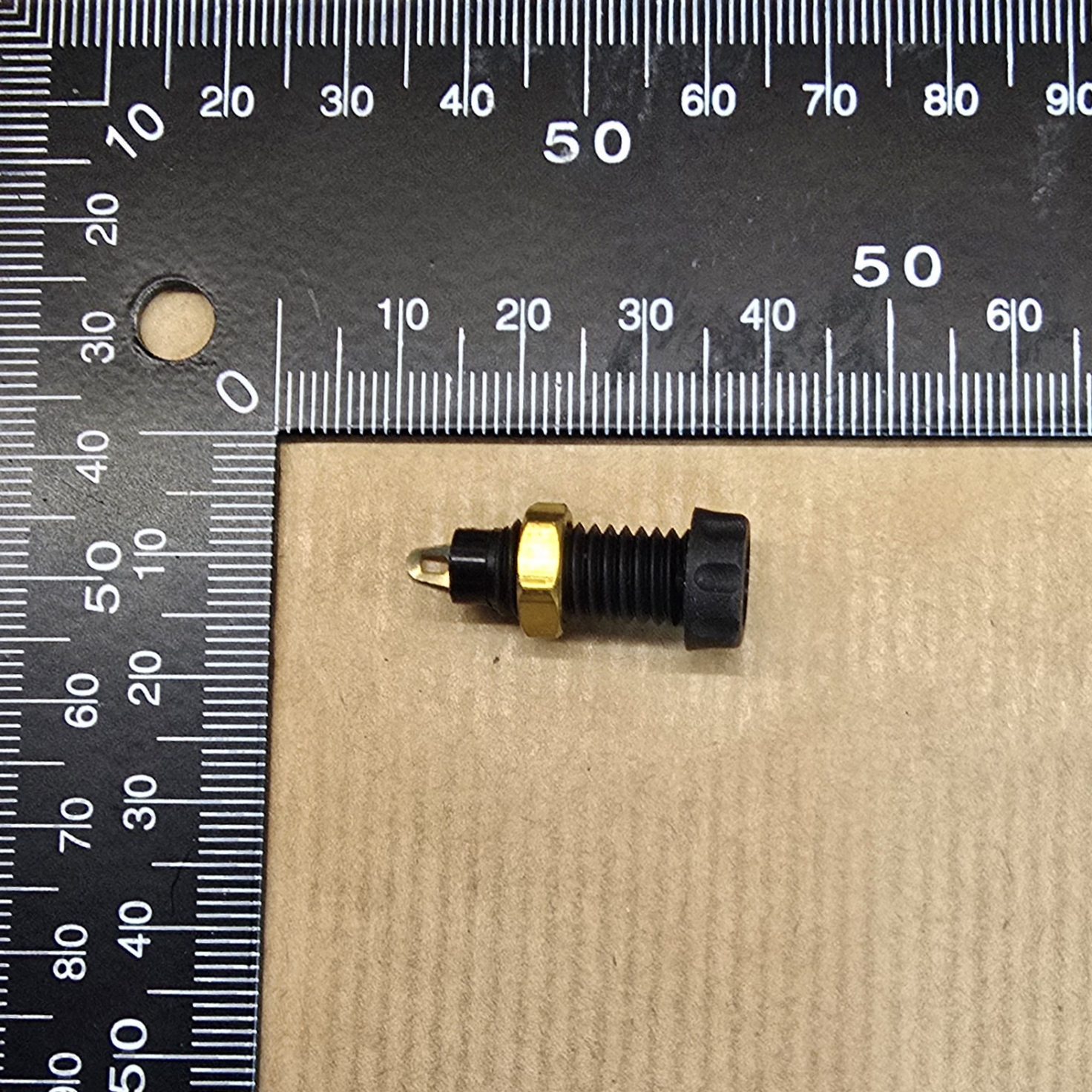 Panel Mount Socket 4mm Black - In-Gauge Ltd